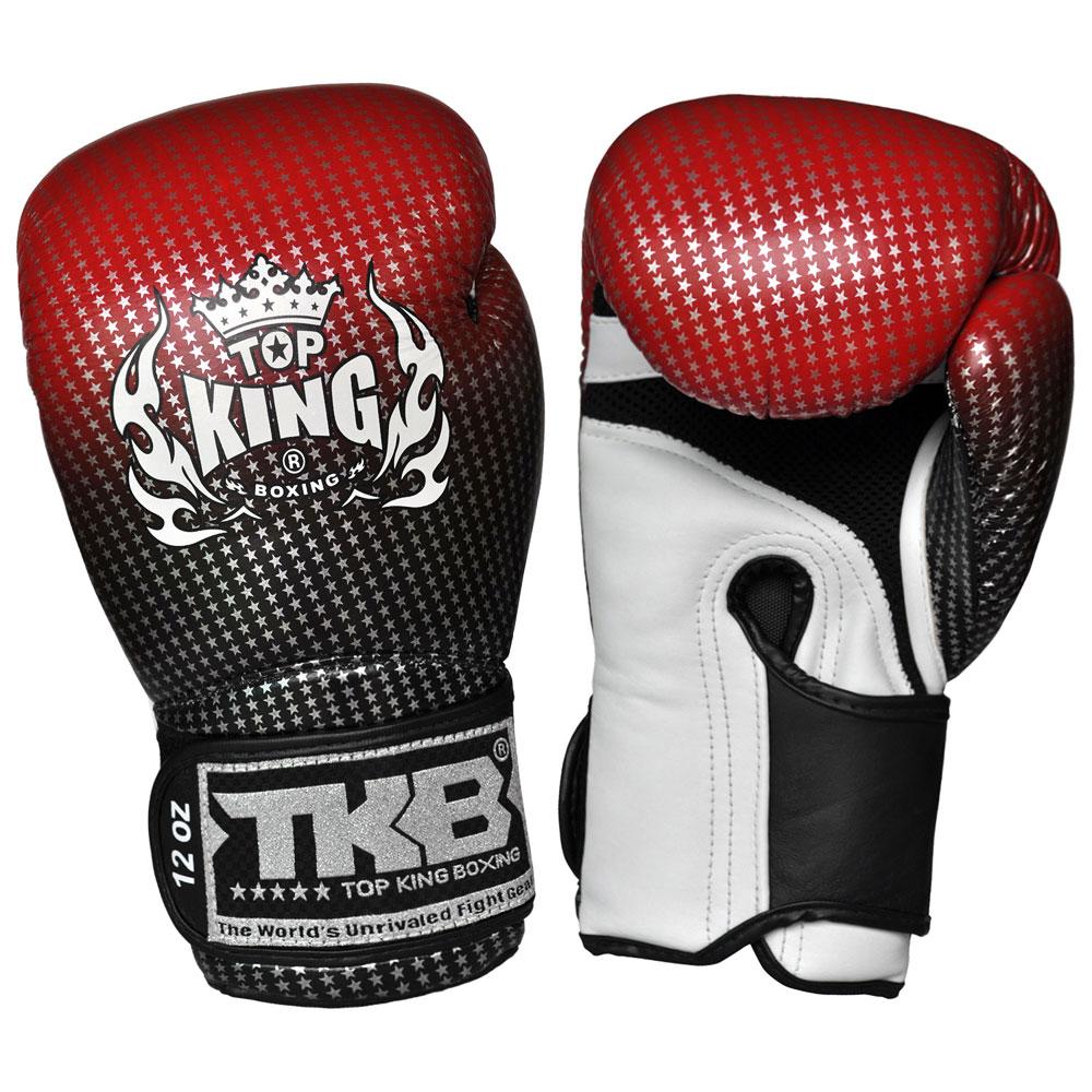 Top King TKBGSS-01 “Super Star” Red Boxing Gloves | Muay Thai Direct